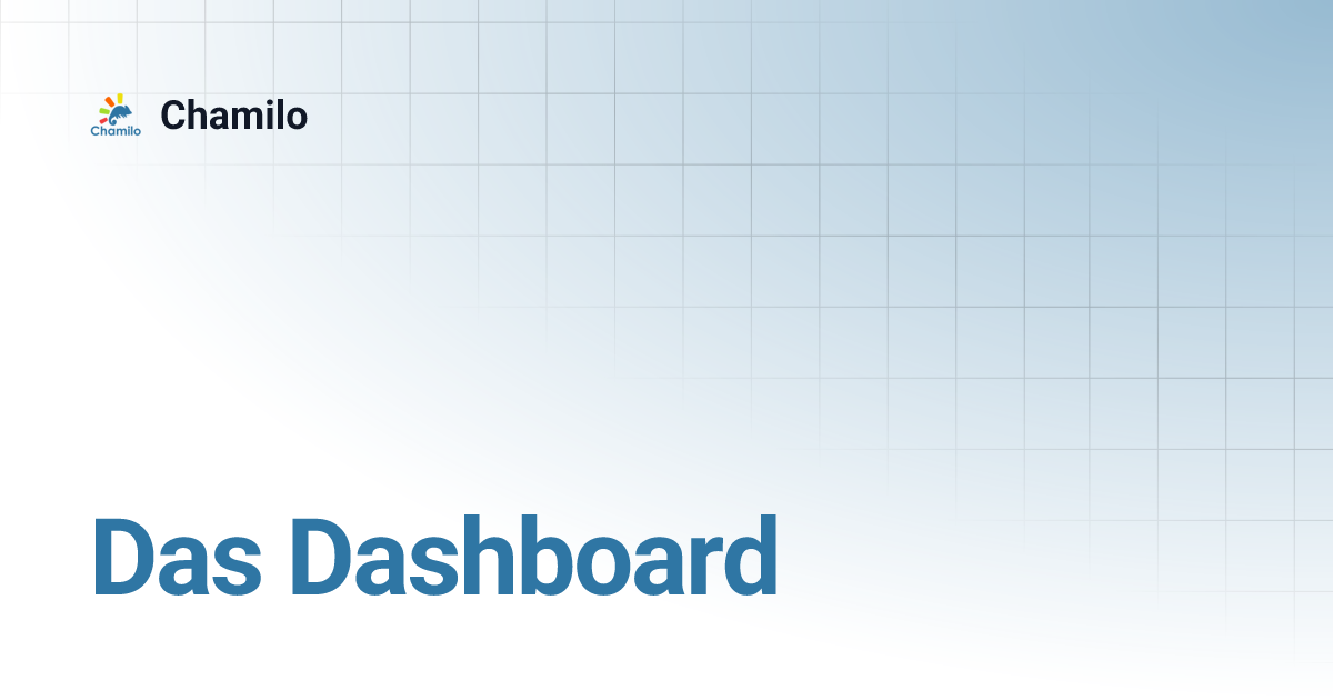 Das Dashboard | Chamilo