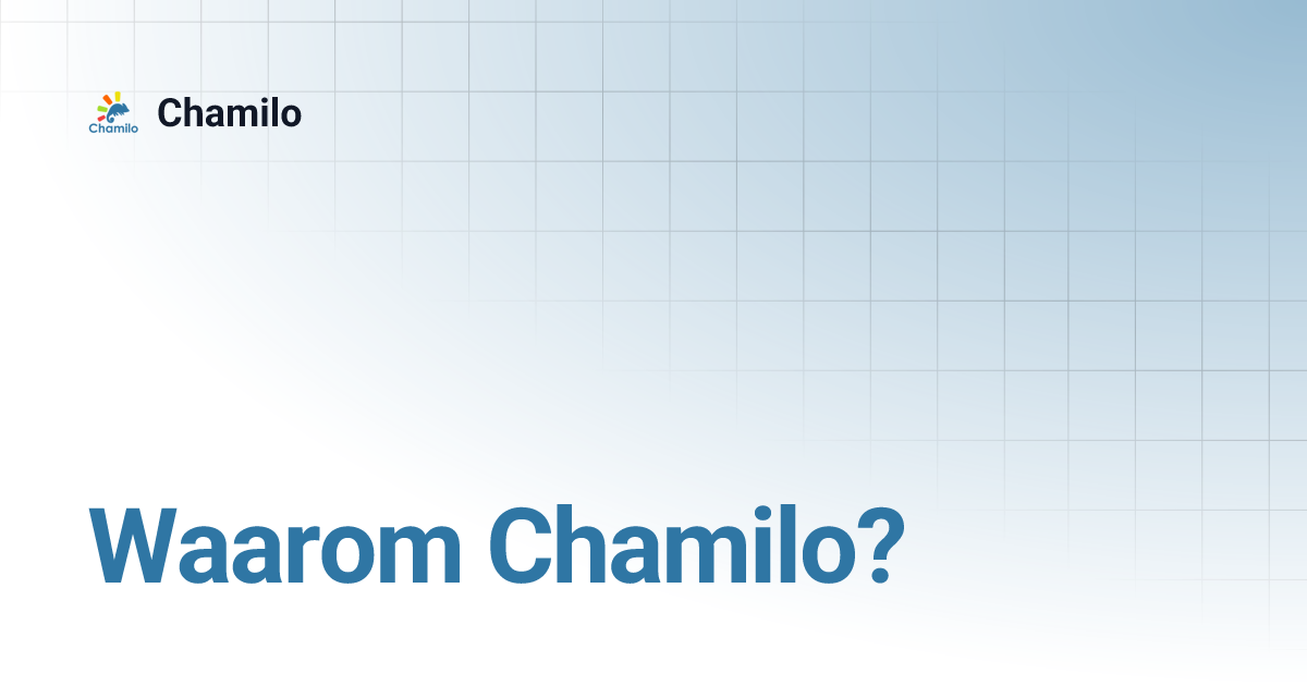 Waarom Chamilo? | Chamilo
